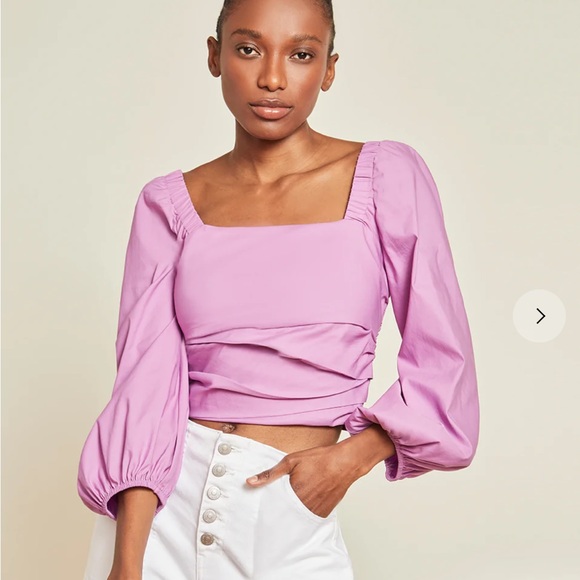 Veronica Beard | Tops | Veronica Beard Nwt Kayla Crop Top Blouse | Poshmark